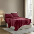 Clara Clark King Size Sheets Deep Pocket 4 Piece Bed Sheets Set 1800