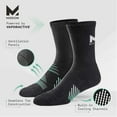 MISSION Performance Crew Socks Ventilated Heat Release, Unixex, 2 Pair ...