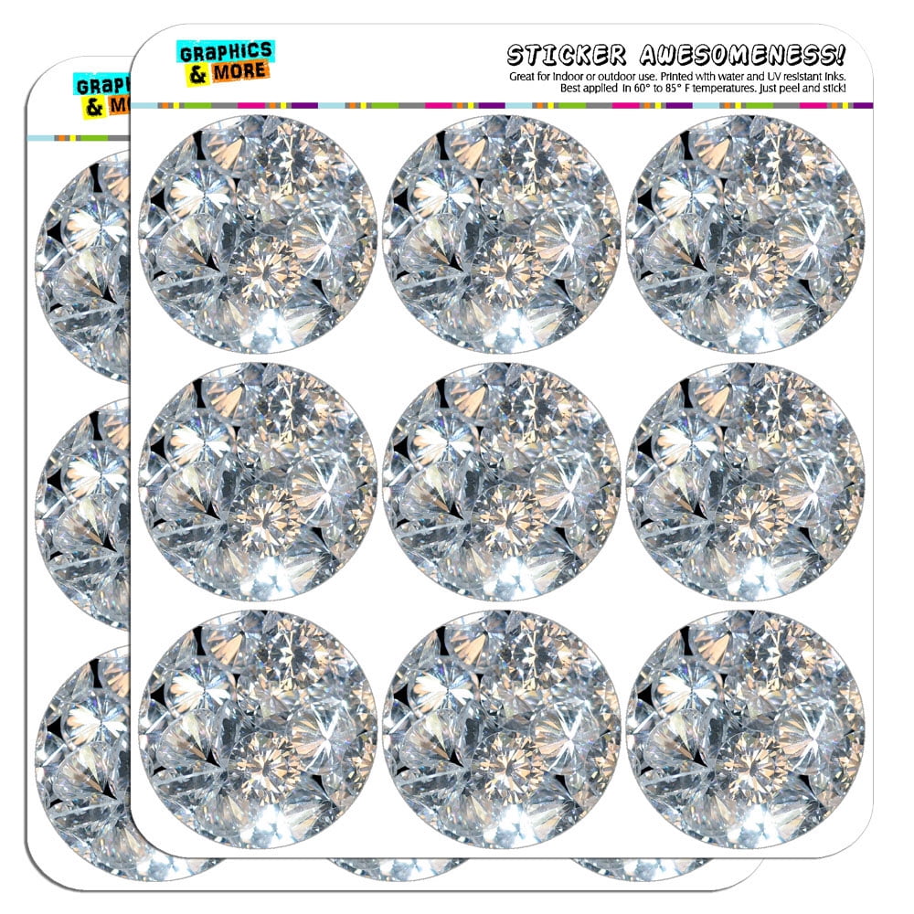 Loose Diamonds (Image Only) 2" Scrapbooking Crafting Stickers - Walmart ...