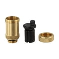 Quick Vent Automatic Vent 1/2 3/8Inch Heating With Shut-Off Valve Brass ...