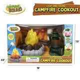 Nature Bound Kids Camping Playset - Light-Up Campfire Toy Set for ...