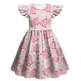 Girls Dresses 67 Meme Dress for Girls Casual Flutter Sleeve Dress A ...
