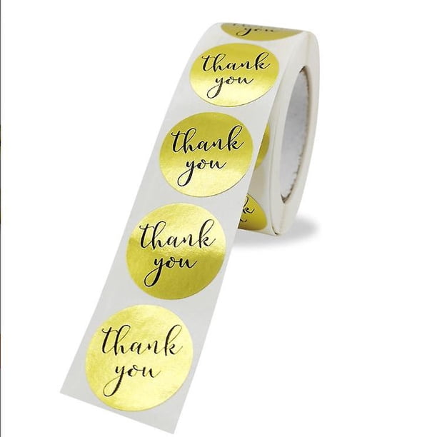 Thank You Stickers, 50 Pieces Round Stickers Labels Thank You Stickers ...