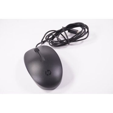 HP 125 Wired USB Optical Mouse 1200 DPI 3 Buttons Black M27537-001 ...