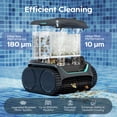 WYBOT C2 Cordless Robotic Pool Cleaner, Wall Climbing, Waterline ...
