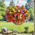 Artificial Basket for Outdoors, Faux Basket realistic Spring Summer ...