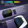 TIMOVO Wireless Controller Keyboard Fits PS5 Controller with RGB ...