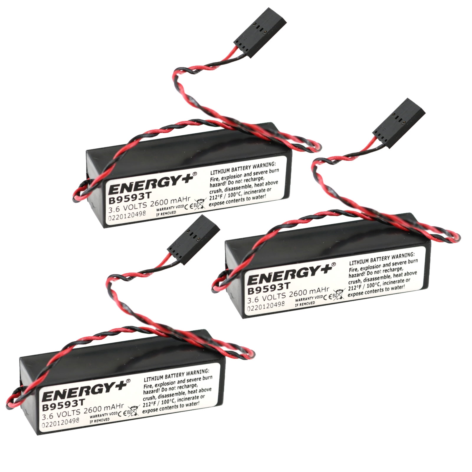 3pc PLC CPU Batteries For Dell 286, Dell 300, Dell 386, Digital Systems ...