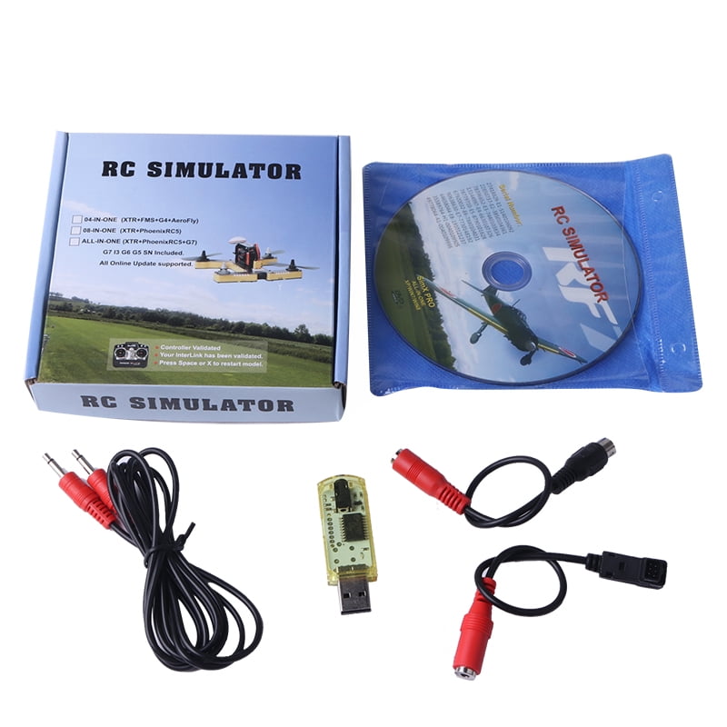 HIINST Computer Games RF7 22 in 1 RC USB Flight Simulator Set Fit for ...