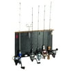 Piranha FD011 Overhead and Wall Mount Fishing Rod Rack, Holds 11 Rods ...