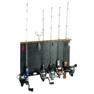 Organized Fishing 24-Rod Deluxe Round Floor Rack, Oak Finish - Walmart.com