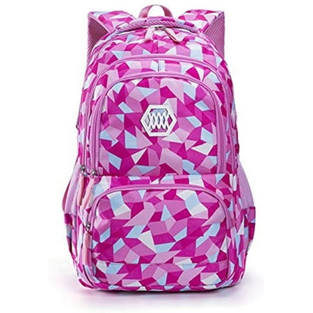 VIDOSCLA Geometric Prints Primary School Student Satchel Backpack Boys ...