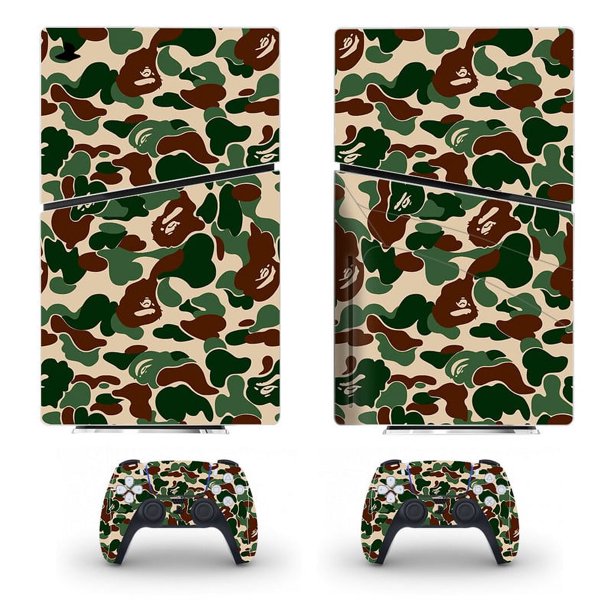 Playstation 5 Slim Ps5 Slim Cool Green Skin Decal And Controller ...