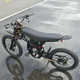 Riding'times GT73 Pro Electric Dirt Bike 2400W Motor 37MPH 85-Mile Range 25" Off-Road Tires ...
