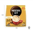 Nestle Malaysia Nescafe Mild Flavor 3-in-1 Instant Coffee Powder (25 ...