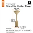 Classic Accessories Outdoor Weatherproof Terrazzo Stand-Up Patio Heater ...