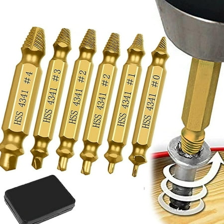 Damaged Screw Extractor, 6 Different Types Of Screw Extractors, Hss ...