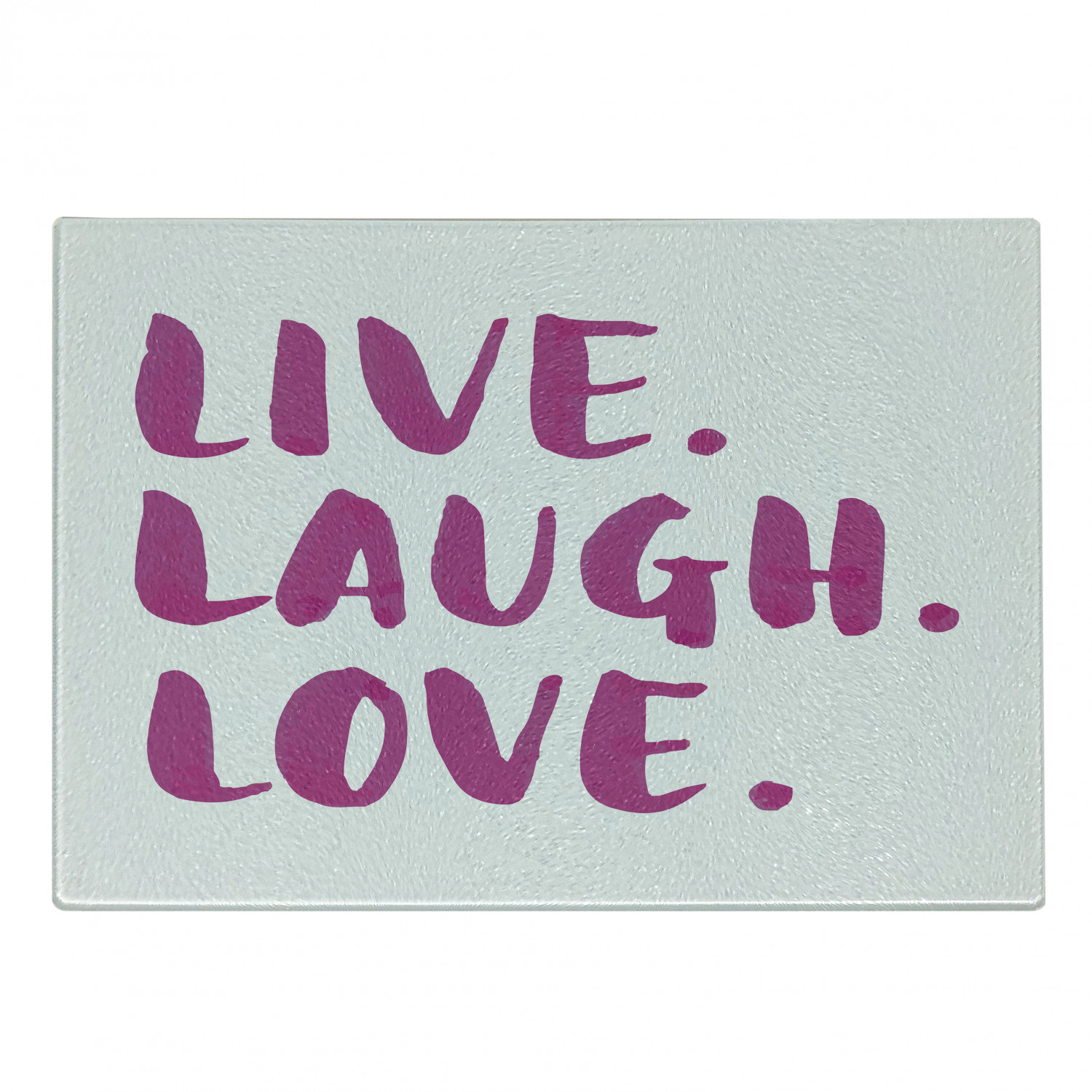 Live Laugh Love Cutting Board, Happy Life Message Calligraphy in ...