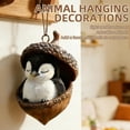 Acrylic Forest Animal Acorn Hanging Ornaments, Pine Cone Tiger ...
