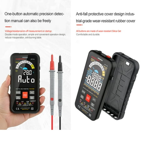 Digital Multimeter VA Color Display Screen Current Screen Professional ...