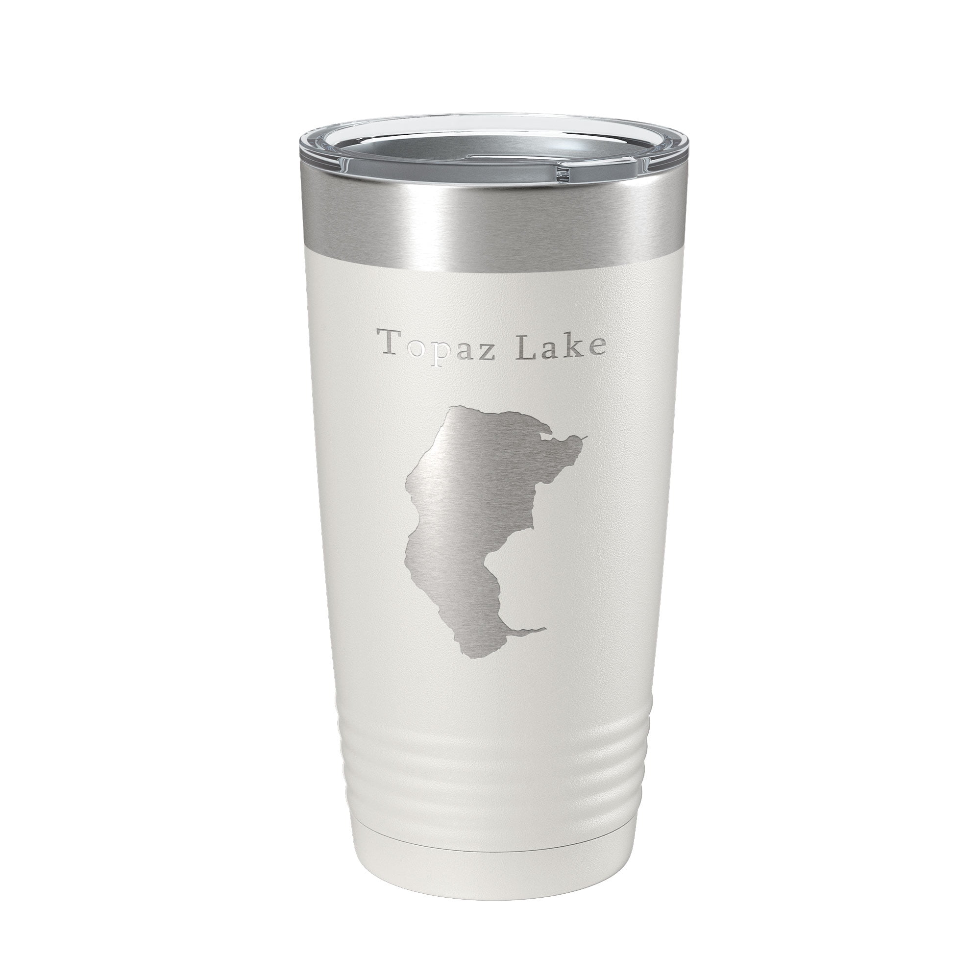 Topaz Lake Map Tumbler Travel Mug Insulated Laser Engraved Coffee Cup ...