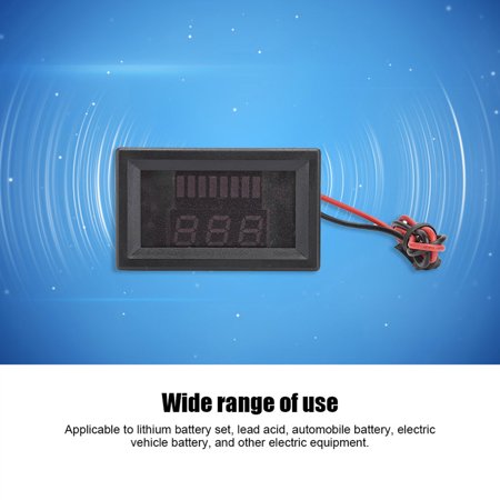LCD Battery Voltage Meter For Lithium Battery Set/ Acid/automobile ...
