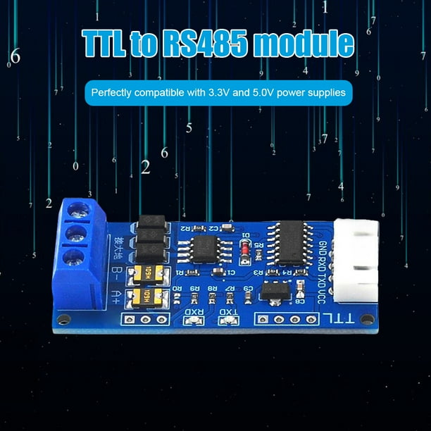 Clairlio 3.3V 5V Mutual Conversion Power Supply Module TTL Turn To RS485 Converter Module ...