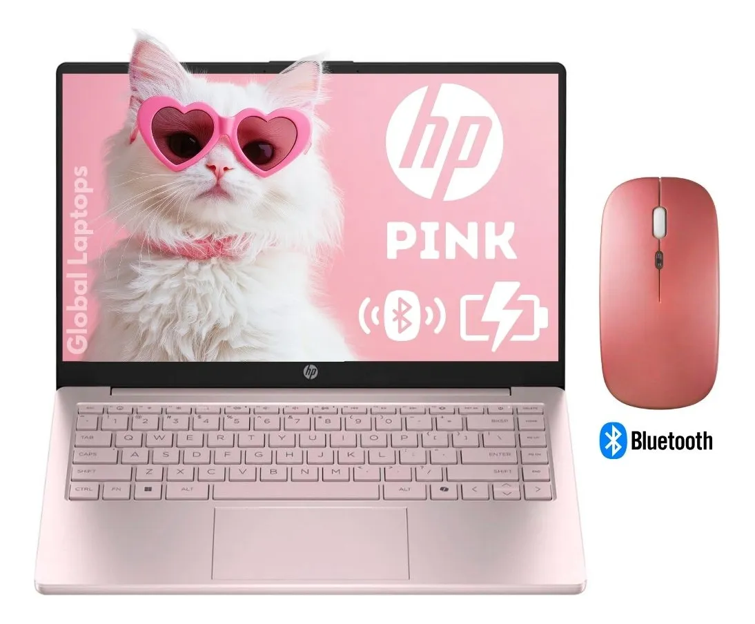 Hp Pink Stream 14-ep2011 Intel N150 4gb Ram 128gb Ufs Incluye Windows ...