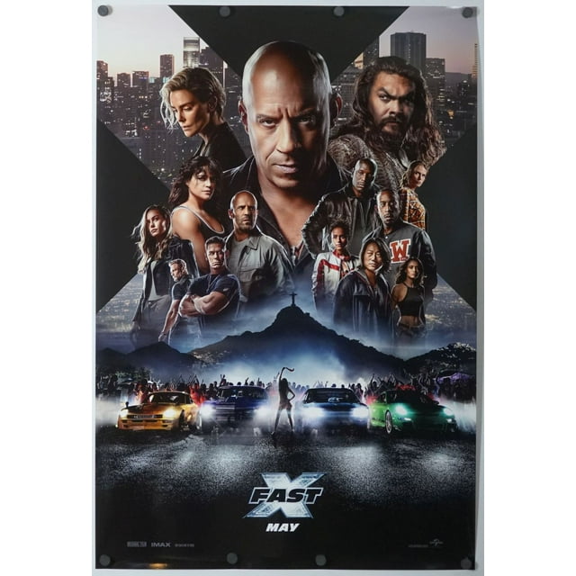 Fast X Fast and Furious 10 Original Theatrical Movie Poster 2 Sided ...