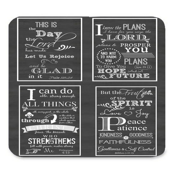 Bible Verse Mouse Pad