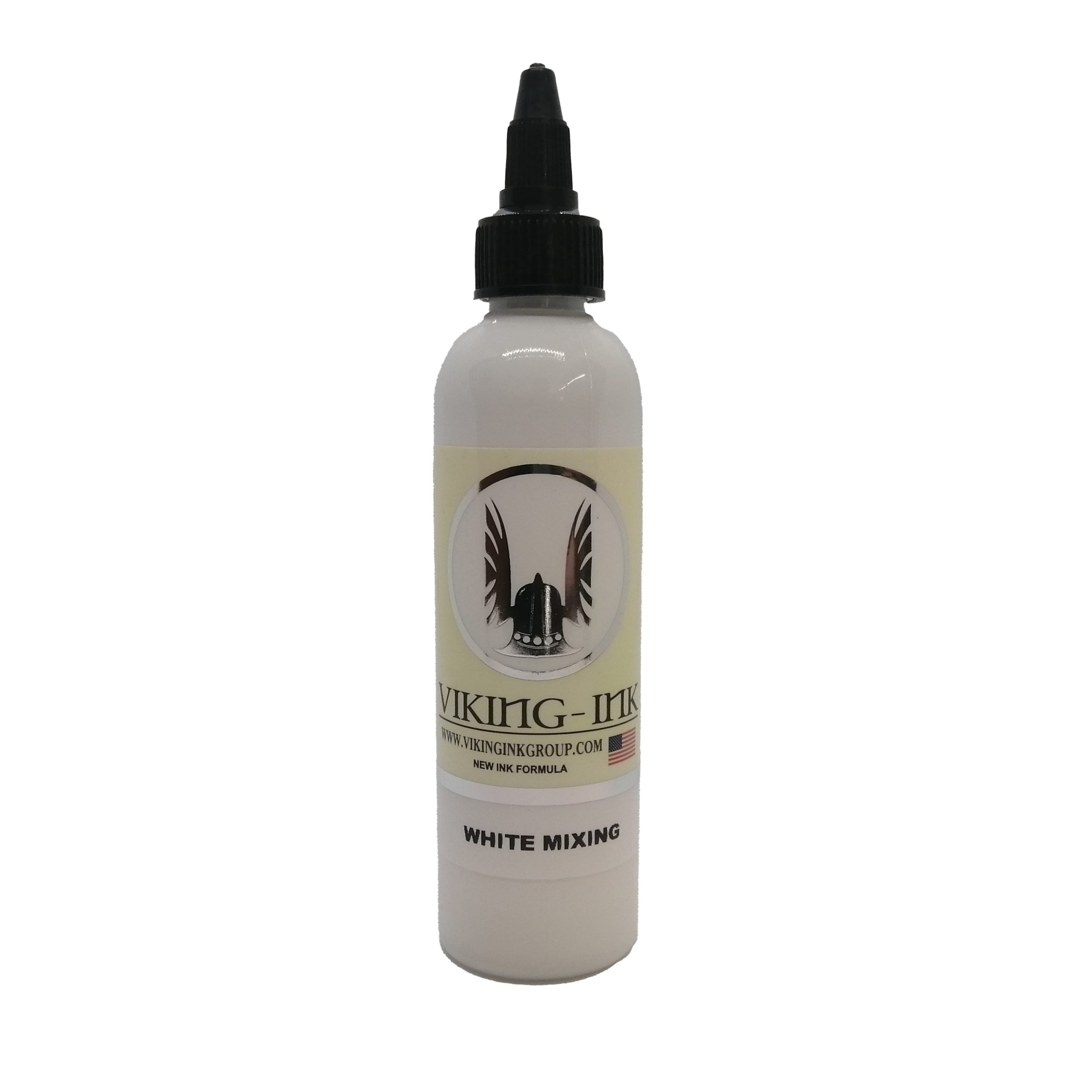 Viking Ink Professional Tattoo Inks Color White Mixing 4oz (120ml ...