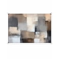 Abstract Plaid Sun Shade Sail 6.5'X10' Brown Mottled Color Block Modern ...