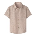 Boys Plaid Button Down Short Sleeve Shirt Casual Summer for Toddler ...