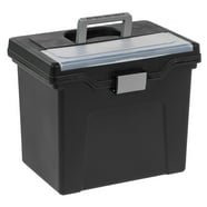 Office Depot® Brand Letter/Legal File Crate, Medium Size, Black ...