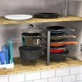 SimpleHouseware Kitchen Pot & Skillet Holder - Double Sided, Height ...