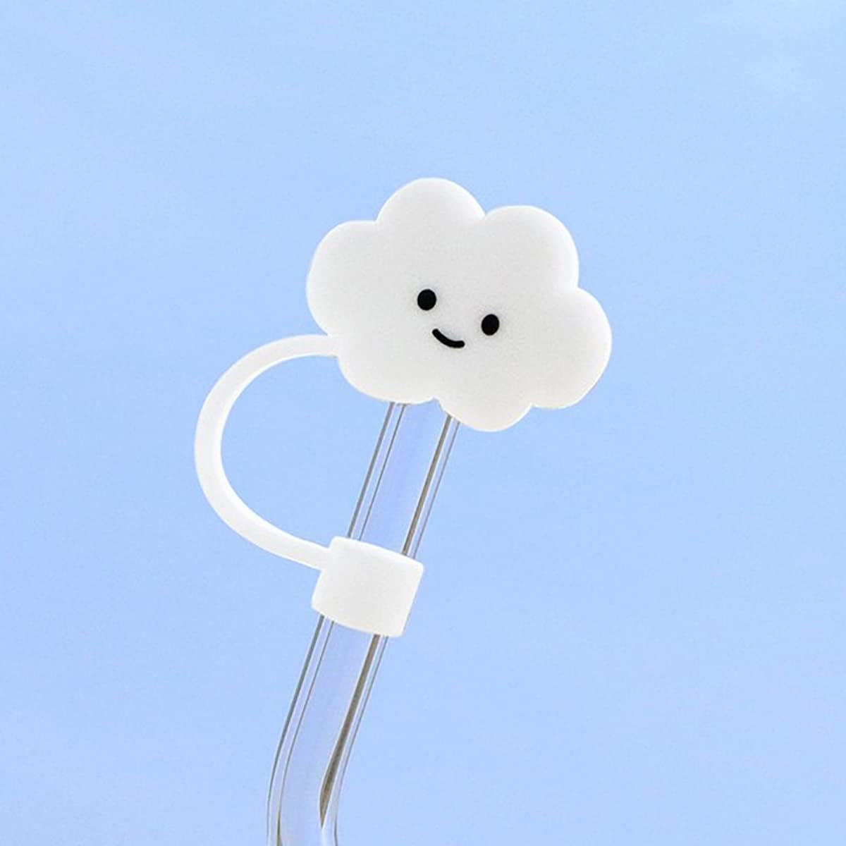 Straw Covers Cap, Cute Straw Protector, Silicone Sealing Straw Plug ...