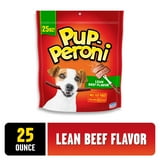 Pup-Peroni Lean Beef Flavor Dog Snacks, 25-Ounce Bag - Walmart.com