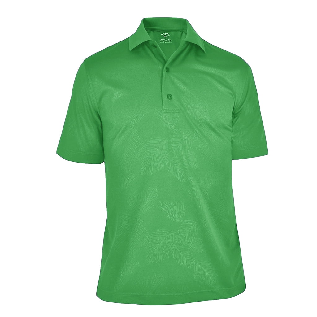 Monterey Club Men's Vanish Emboss Texture Golf Polo Shirt #1279 ...