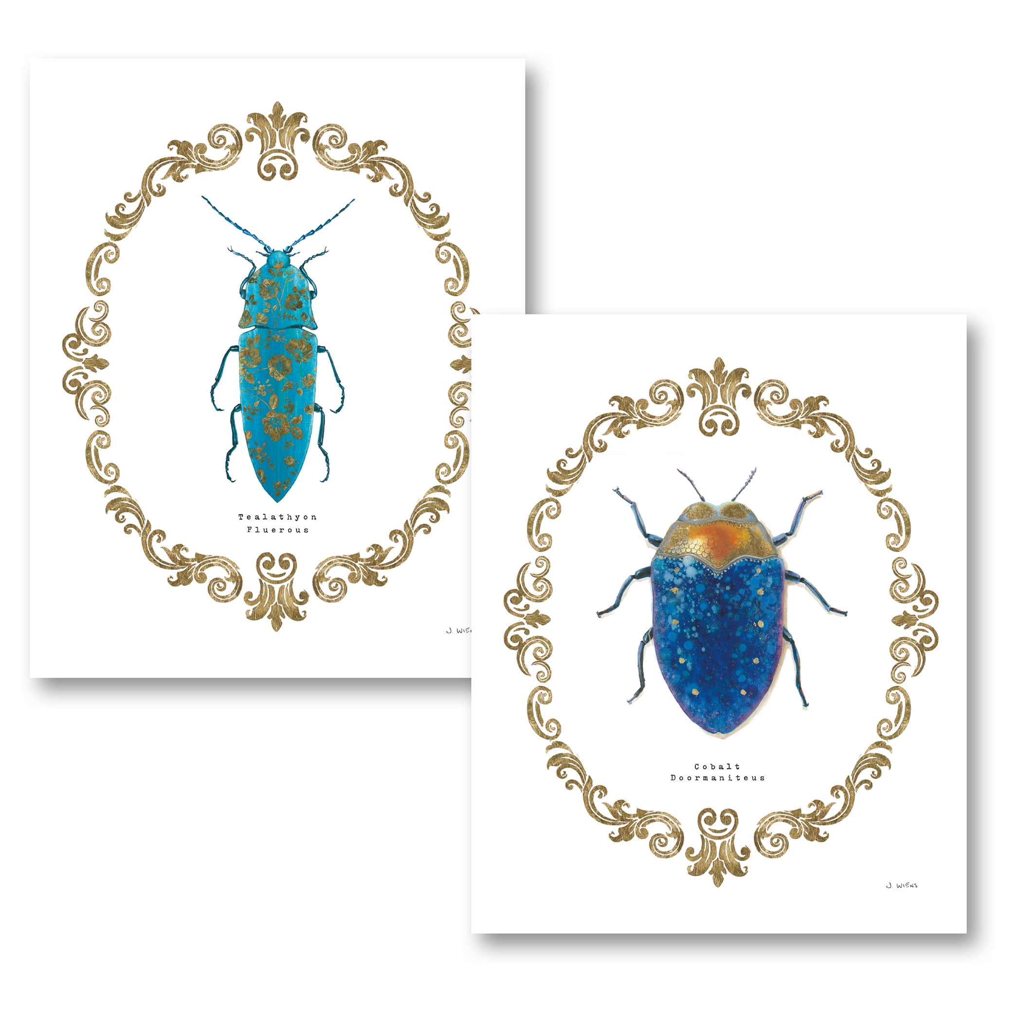Gango Home Decor Contemporary Adorning Coleoptera V & VIII by James ...