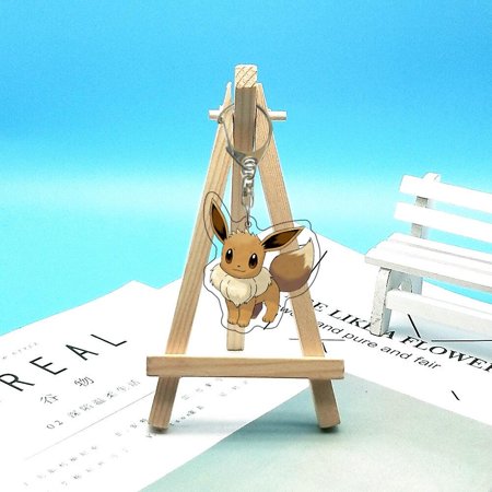 Kawaii Pokemon Anime Figure Pikachu Psyduck Pokemon Family Keychain ...