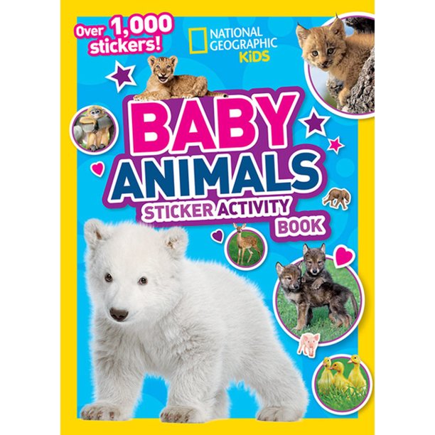 Ng Sticker Activity Books: National Geographic Kids Baby Animals ...