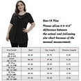 FOLUNSI Women's Plus Size Summer Tops Short Sleeve Lace Pleated Blouses ...