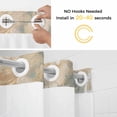 Abstract Oil Painting No Hook Shower Curtain and Snap in Liner Set ...
