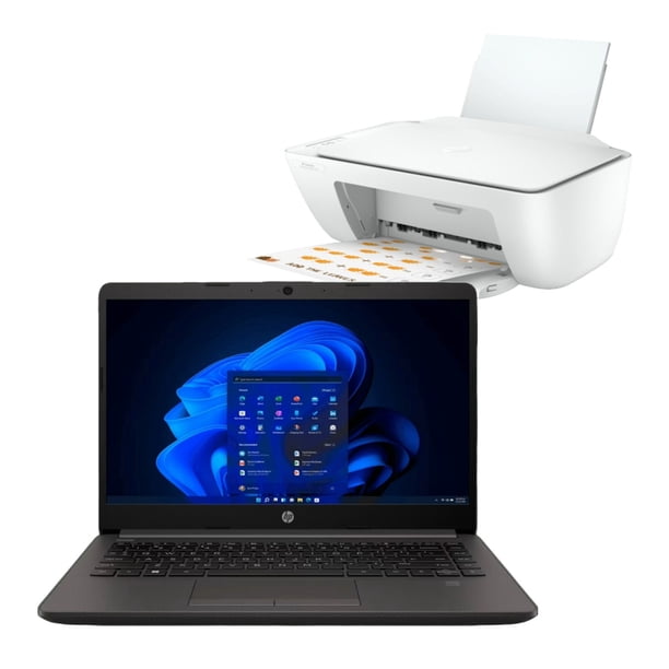 Laptop HP 240 14' Intel Ci3 8GB RAM 512GB SSD + Impresora HP Deskjet ...