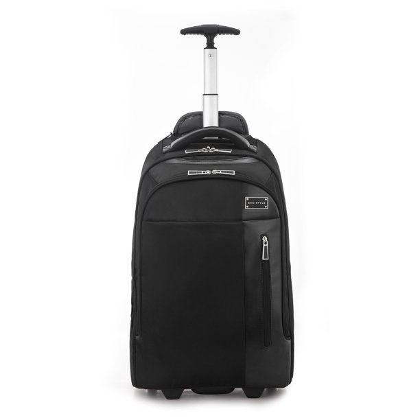 Eco Style Tech Exec 17-inch Black Rolling Backpack - Walmart.com
