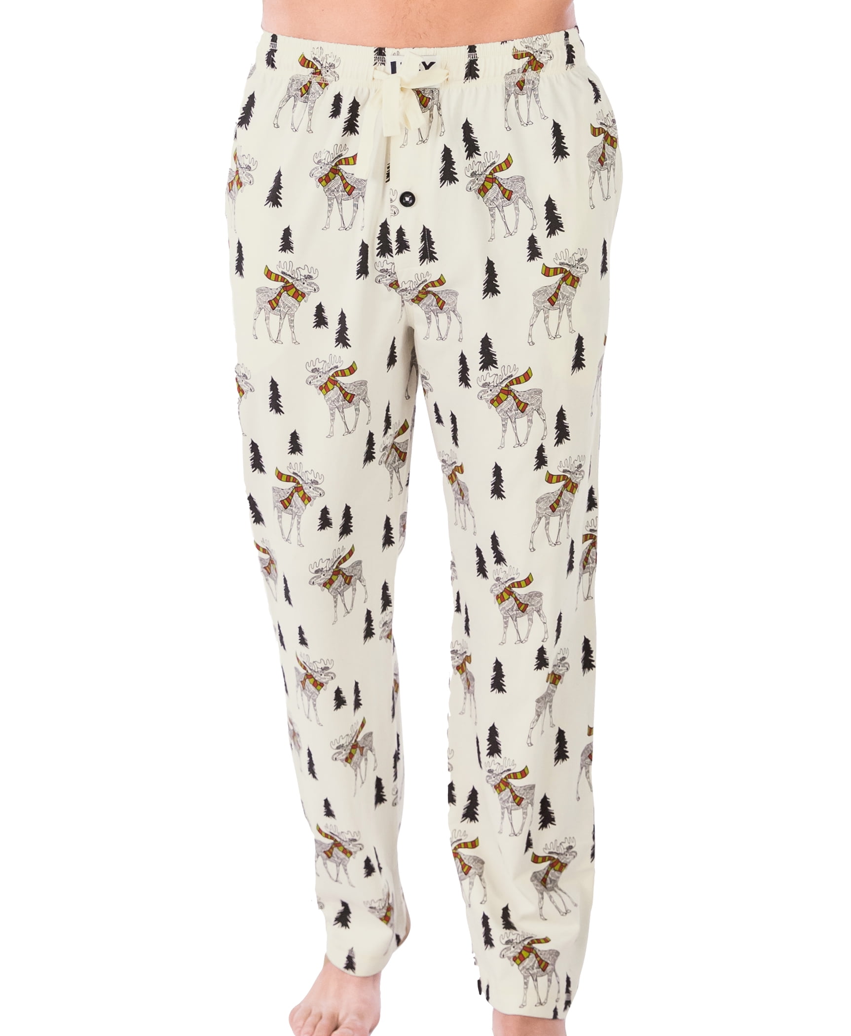LazyOne Animal Pajama Pants for Men, Male Pajamas, Moosletoe - Walmart.com