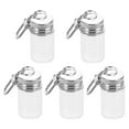 MLINS 5pcs Mini Glass Bottles Keychain for Creative Crafts Ideal for ...