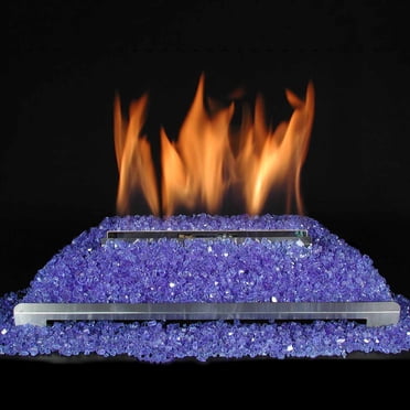 Duluth Forge Vented Fire Glass Burner Kit - 18in., 55,000 BTU, Natural ...