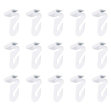 NACETURE 30 Pcs Drop Ceiling Hook – 10 Pcs White Ceiling Hooks & 20 Pcs ...
