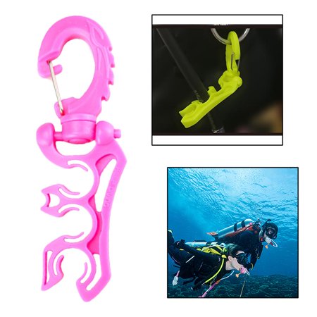Diving Underwater Plastic 3 BCD Hose Holder with Clip Buckle Hook,Scuba ...